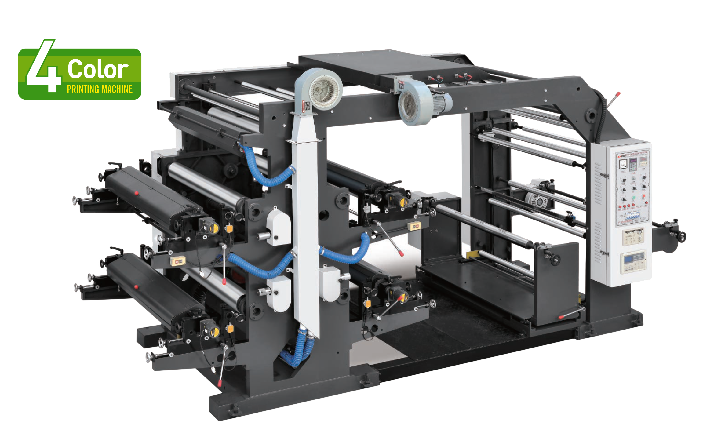 Four Color Non-woven Flexo Printing Machine | Ecomackindia